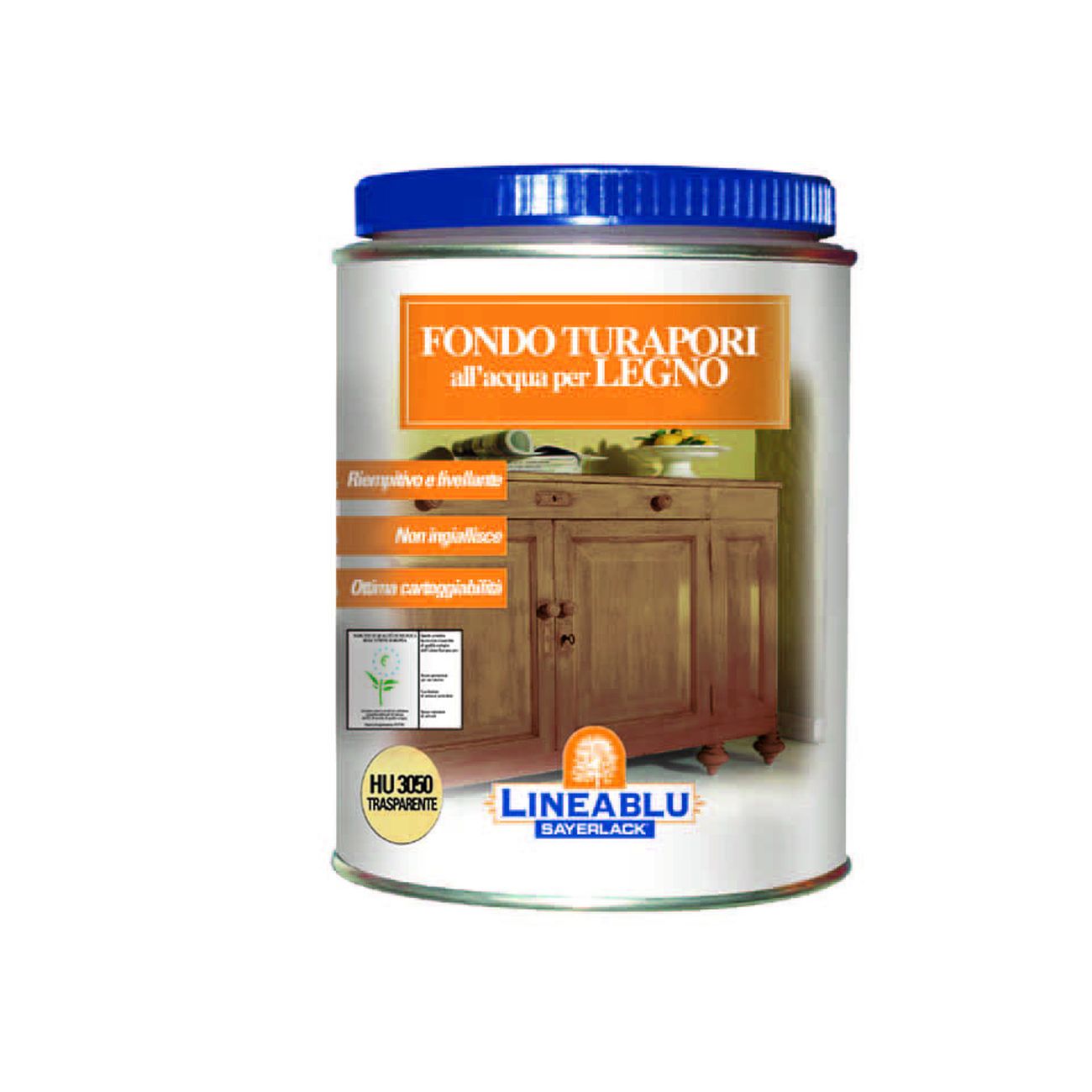 Fondo turapori all'acqua per legno SAYERLACK – Ferramenta Grelli