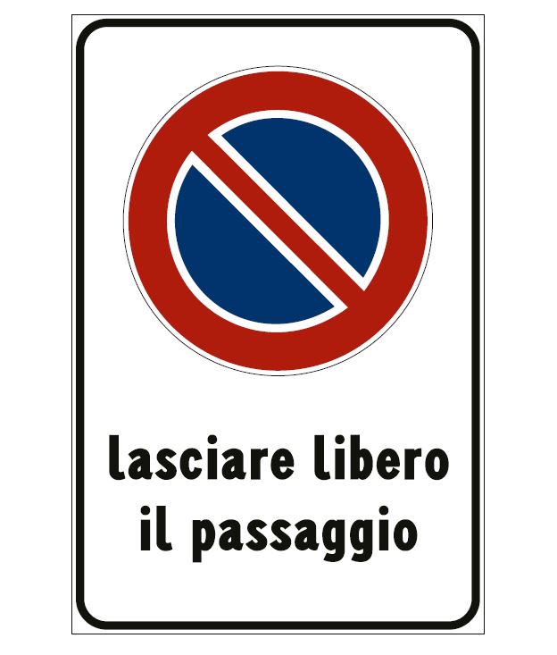 CARTELLO LAM.DIV/SOST.LIB/PAS.40X60 – Ferramenta Grelli